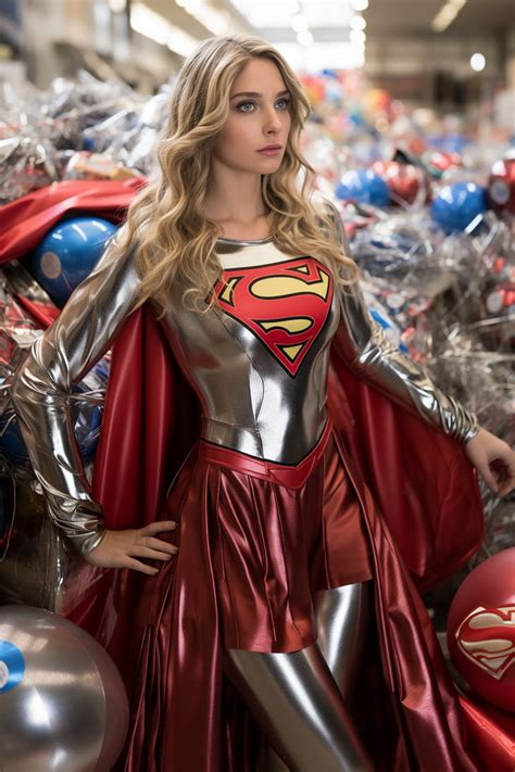 Ai Supergirl Alternate Metallic Costume By Bradbarry2 On Deviantart