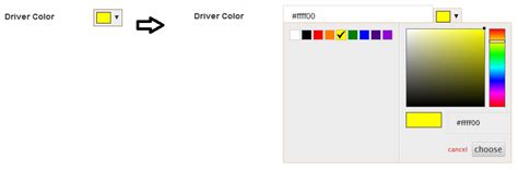 javascript spectrum color picker the original input field is showing