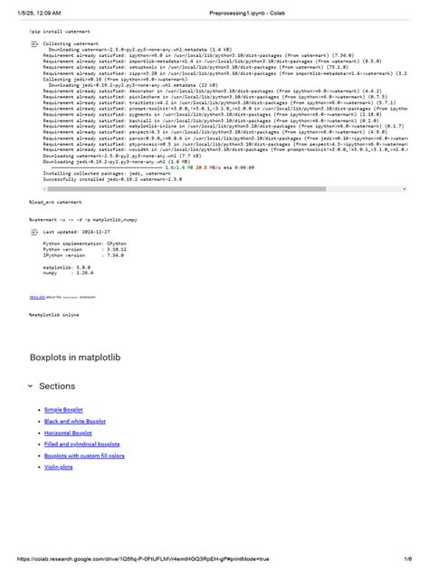 Preprocessing1ipynb Colab Pdf Descriptive Statistics Robust