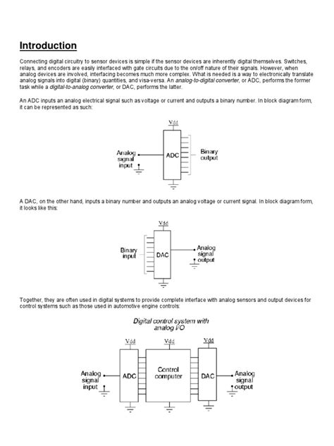 Adc Basics Pdf Analog To Digital Converter Analogue Electronics