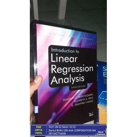 Jual Introduction To Linear Regression Analysis 5th Edition Kab