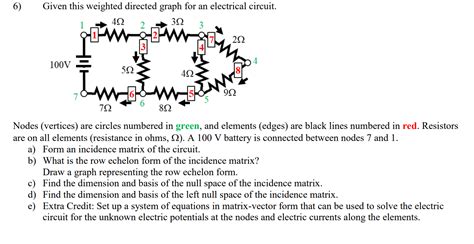 Solved 6 Given This Weighted Directed Graph For An