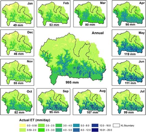 Spatial Map Of Actual Et Distribution In The Kl Download