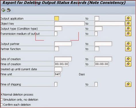 Mysap Crm Laboratory Rsclnast Useful Report For Deleting Nast Entries