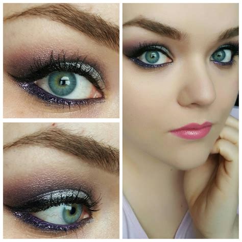 Metallic Silver And Purple Glitter Eye Tutorial ~ The Decadence Diaries