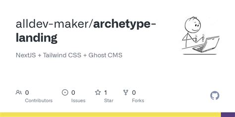 Github Alldev Makerarchetype Landing Nextjs Tailwind Css Ghost Cms