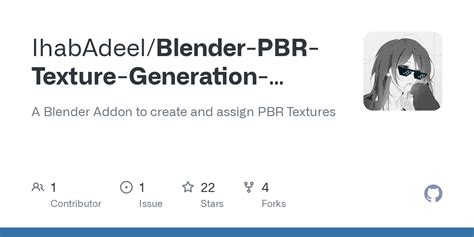 Github Ihabadeelblender Pbr Texture Generation Addon A Blender