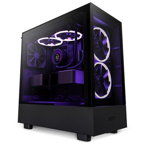 Nzxt H Series H5 Elite Edition Atx Mid Tower Chassis All Black Color