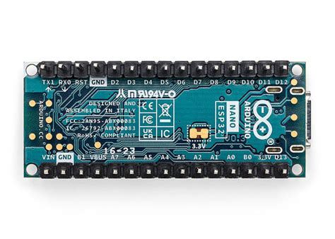 Arduino Nano Esp32 Con Pines Arduino Abx00083