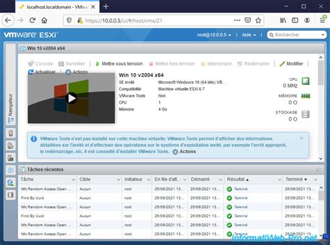 Convert A Hyper V Virtual Machine To A Vmware Esxi 67 Virtual Machine