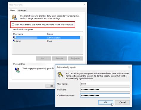 How To Automatically Log Into Windows 10
