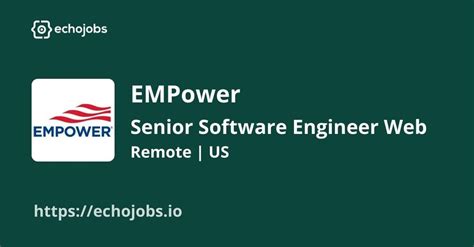 Empower Is Hiring Senior Software Engineer Webui Usd 101k 143k