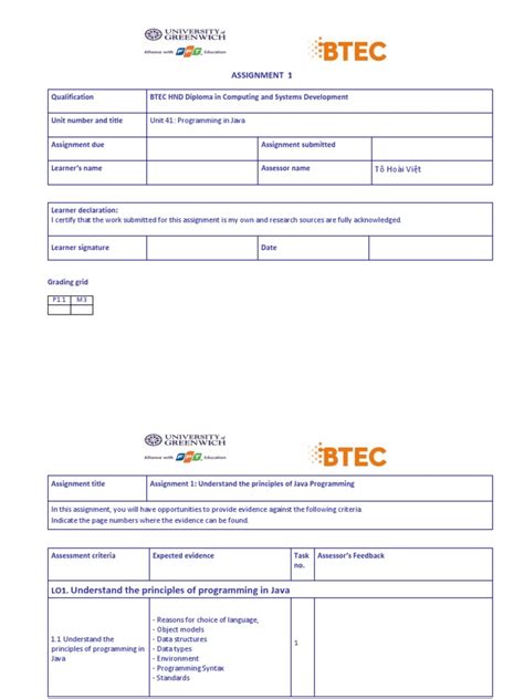 Java Programing Fpt University Assignment Download Free Pdf Class