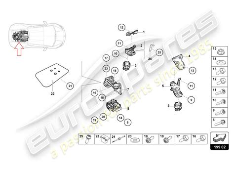 Lamborghini Evo Coupe 2wd 2021 Part Diagrams Eurospares
