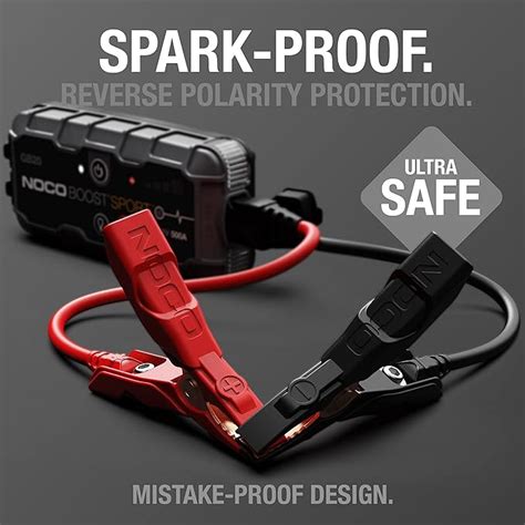 Noco Gb20 500a 12v Boost Sport Ultrasafe Jump Starter Lithiumion