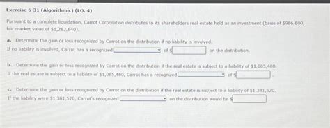 Solved Exercise 6 31 Algorithmic 104 Pursuant To A