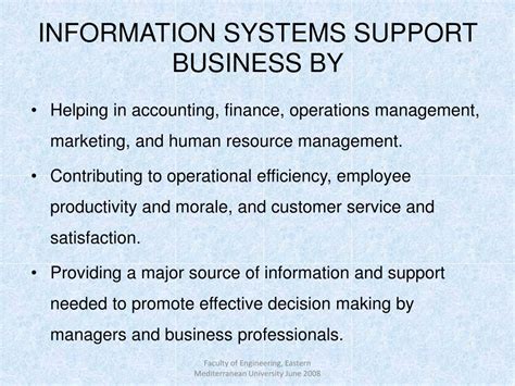 Ppt How Do Information System Support The Major Business Function Powerpoint Presentation