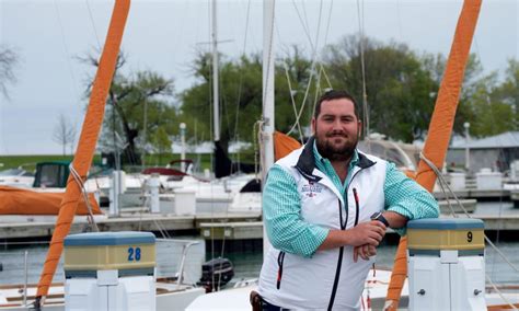 Meet Graham Sauser Of Chicago Sailing In Lakeview And Belmont Harbor Voyage Chicago Chicago