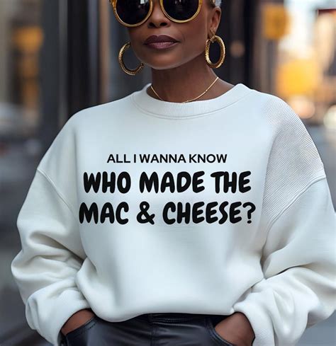 Who Made The Mac And Cheese Svg Png Thanksgiving Png Trendy