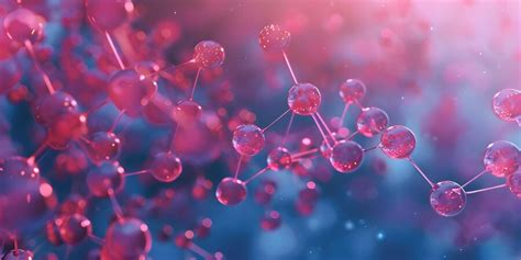 Molecular Model Structure Visualization Background Molecule Structure Model Rendering Background