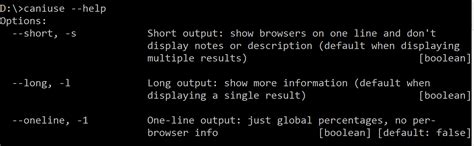Caniuse In Command Line Coding Defined