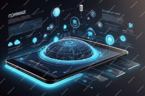 Premium Photo Internet Of Things Concept Future Of Internet Ui