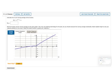 Solved 1 ﻿points Calculate The 5 Unit Moving Average Of