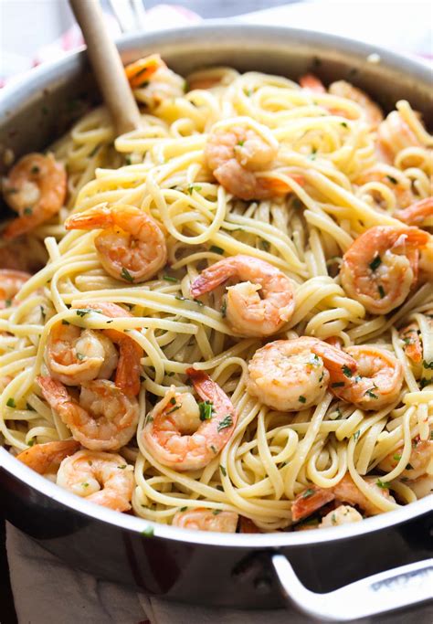 Shrimp Scampi Linguine