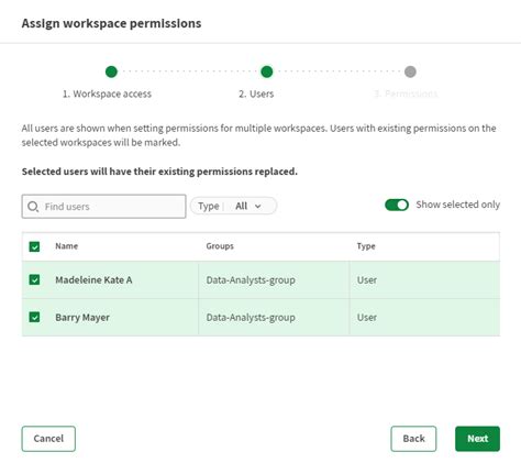 Assigning Permissions To Users For Multiple Workspaces Talend Management Console User Guide Help