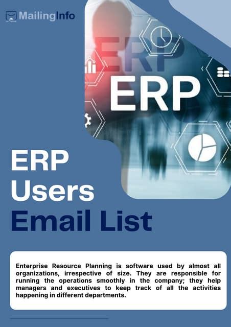 erp users email list erp users email addresses pdf