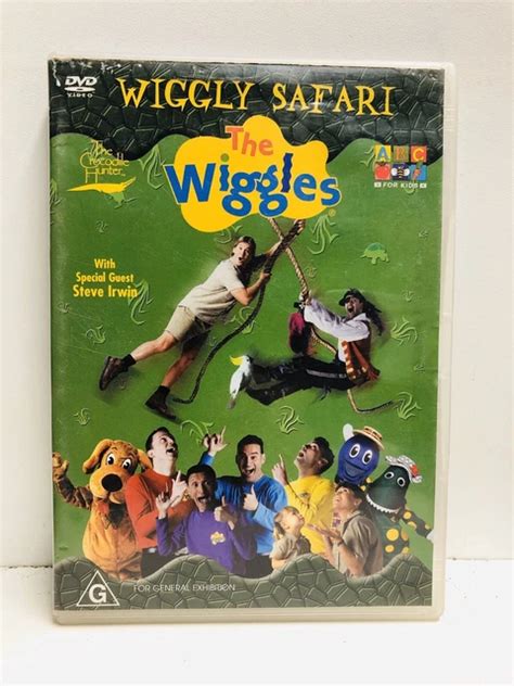 The Wiggles With Steve Irwin Wiggly Safari Dvd 2002 57 Mins £12