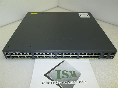Cisco WS C2960XR 48TS I 48 Port Catalyst Switch International Systems Management