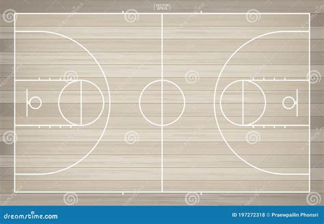Фон баскетбольной площадки Поле в баскетбол Вектор Иллюстрация штока иллюстрации