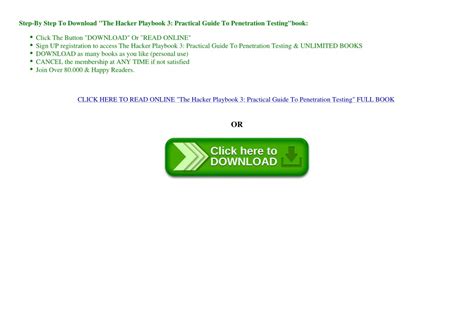 Ppt Book The Hacker Playbook 3 Practical Guide To Penetration Testing Free Book