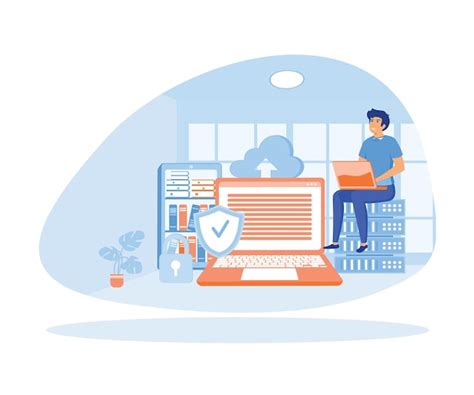 Premium Vector Hackers Stealing Personal Data Flat Vector Modern Illustration