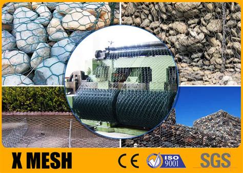 2x1x1 Meters Hexagonal Gabion Wire Mesh For Rock Retaining Walls