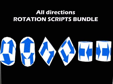 Second Life Marketplace Rotate All Directions Script Bundle Fp