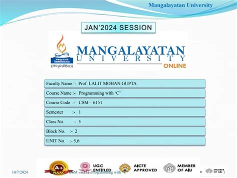 C Programming Language Operators And Expression Pdf