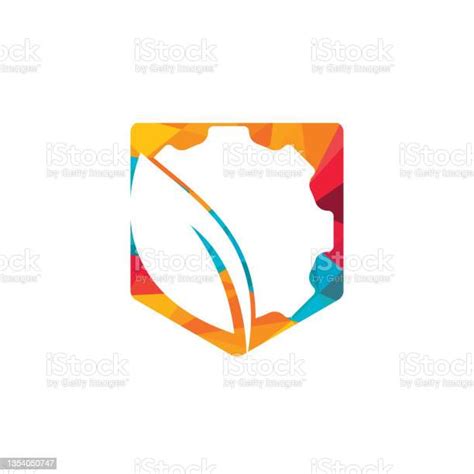 기어 벡터 로고 디자인이 있는 그린 리프 정비사 및 에코 기호 또는 아이콘 개발에 대한 스톡 벡터 아트 및 기타 이미지 개발 건강한 생활방식 건설 산업 Istock