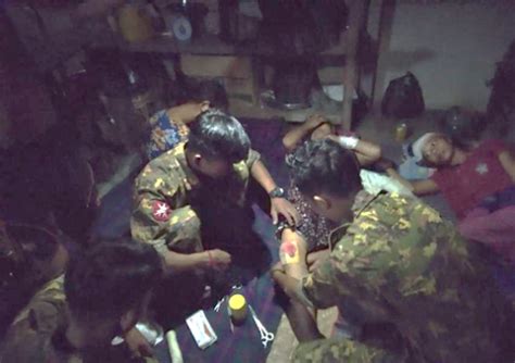 Kia နှင့် Pdf အမည်ခံ အကြမ်းဖက်သမားများက ကသာမြို့နယ်၊ မိုးတားလေးကျေးရ