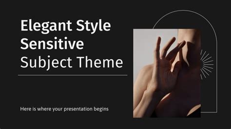 Elegant Style Sensitive Subject Theme Google Slides PPT