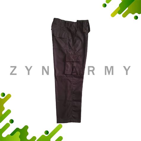 Jual Celana Pdl Satpam Security Coklat Baru Celana Pramuka Pmr Polisi Shopee Indonesia