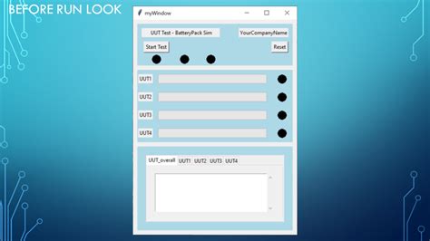 Python Gui Four Uut With Threading Progressbar Tab Test Engineers