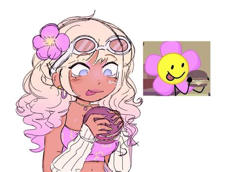 Flower Bfb Cute Drawings Character Design Sketchbook Art Inspiration