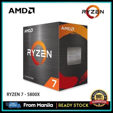 Amd Ryzen 7 5800x Socket Am4 38ghz Processor Eight Cores 16 Threads