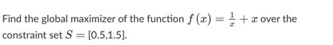 solved find the global minimizer of the function f x x1 x