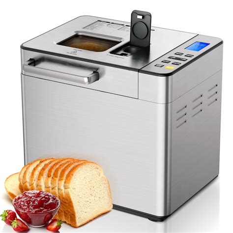 Euhomy 25 In 2lb Bread Maker Machine With Nut Dispenser And Yeast