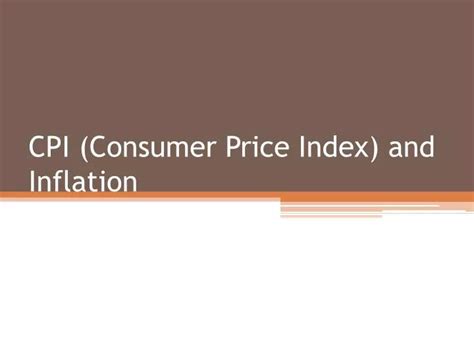 PPT CPI Consumer Price Index And Inflation PowerPoint Presentation ID 6409833