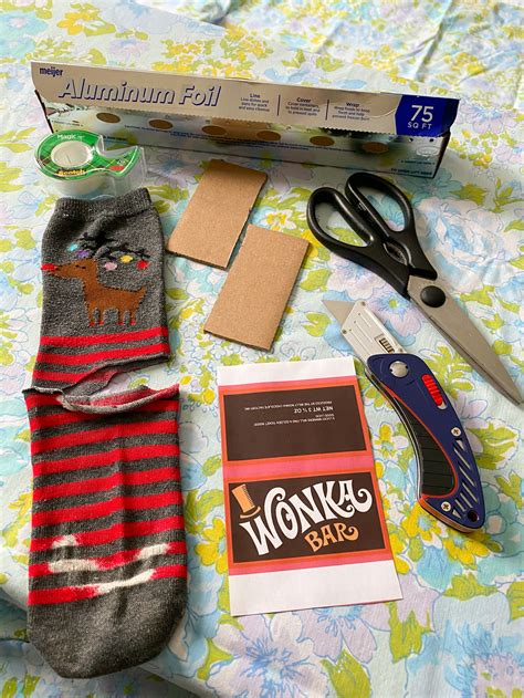 Wonka Bar Wrapper Printables