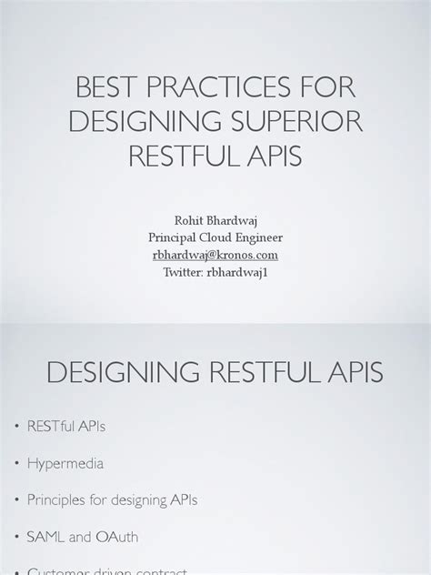 15 Best Practices For Restful Apis Pdf Representational State